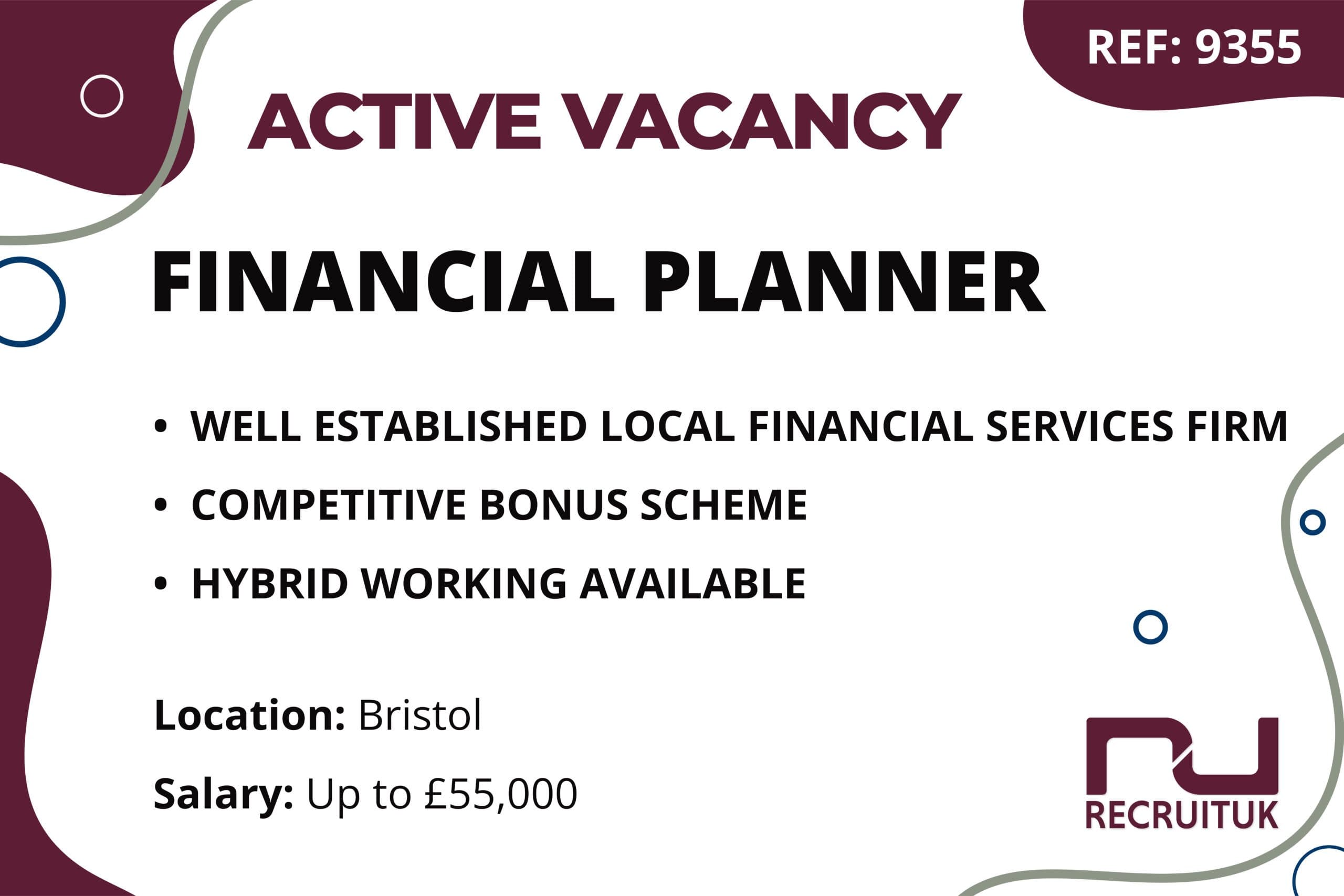 Financial Planner in Bristol to join a Financial Services firm